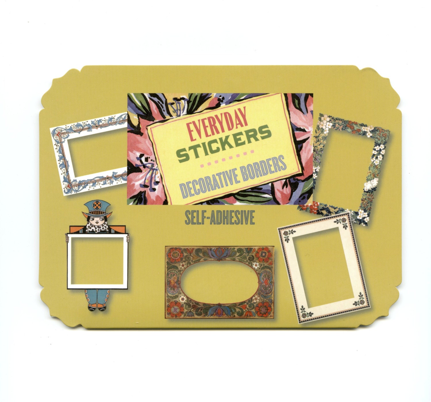FRAME STICKERS Vintage Frame Stickers Adhesive Frames Paper