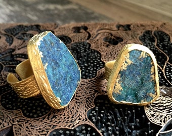 Unique blue stone ring related items | Etsy