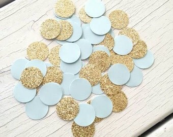 Blue confetti | Etsy