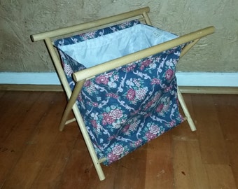 Wood trash bin | Etsy