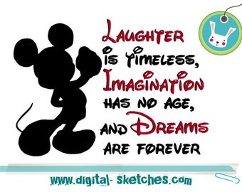 Mickey mouse quotes | Etsy