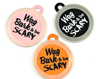 Outrageous Dog ID Tags for Funny Pets by BadTags on Etsy