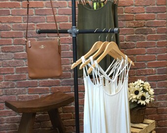 Industrial Coat Rack Stand Vintage Style by WilliamRobertVintage