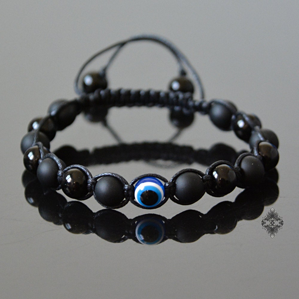 Evil Eye Bracelet Mens Bracelet Eye Bracelet Crystal
