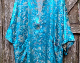 Satin bathrobe | Etsy