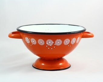 Enamel colander | Etsy