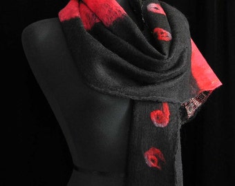 Handwoven Shawl Bamboo Wrap Ships Priority Mail by FiberFusion