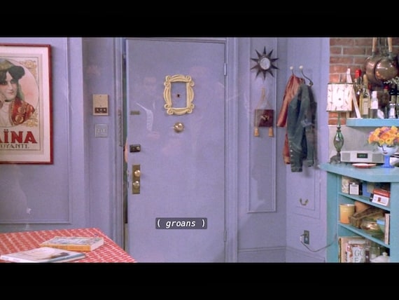 Friends TV Show. Monica's frame door. Frame Friends.
