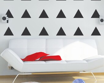 Geometric wall decal | Etsy