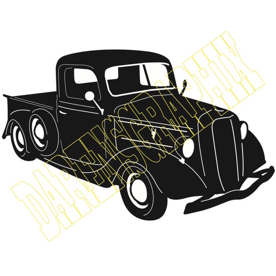 DXF File '37 Ford Pickup