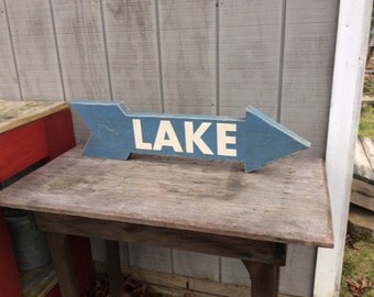 Beach arrow sign | Etsy