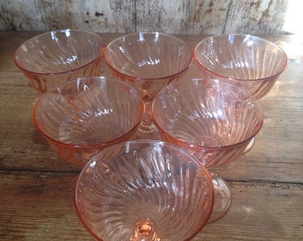 Rose colored glass | Etsy