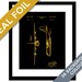 Bashert Hebrew Art Print Soulmate Gold Foil by BoutiqueLumiere