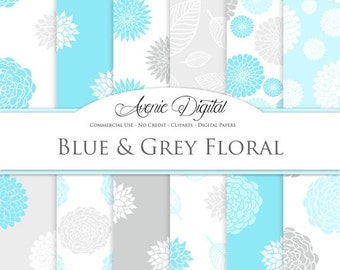 SALE Coral Navy Wedding Digital Paper. by AvenieDigital on Etsy