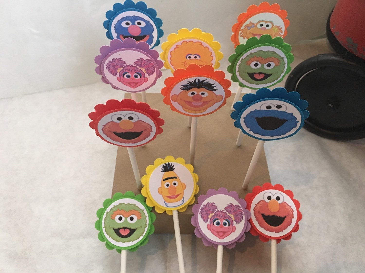 Sesame Street Cupcake Toppers Cake Toppers Birthday | My XXX Hot Girl
