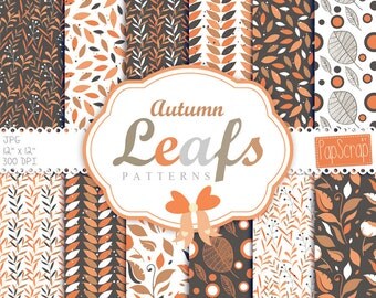 Fall digital papers: AUTUMN DIGITAL PAPERS with