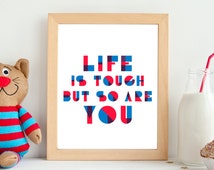 Popular items for life is tough on Etsy