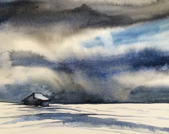 Storm painting | Etsy