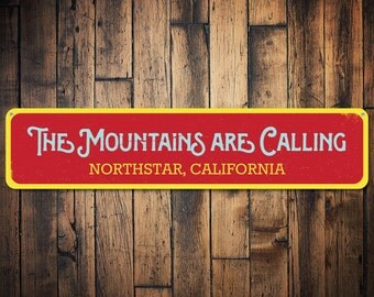 Explore Sign High Peaks Vertical Sign Personalized Hike