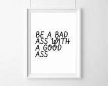 Unique motto poster related items | Etsy