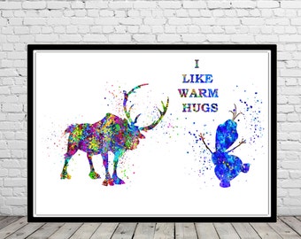 Frozen poster | Etsy