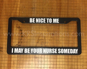 Nurse license plate | Etsy