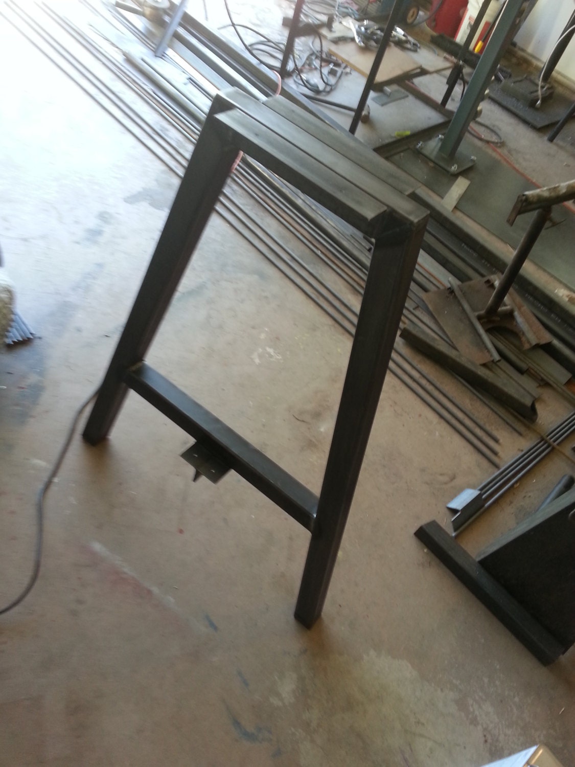 Metal A-Frame Table Legs. Set of two. Free domestic shipping.