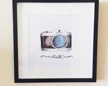 Unique camera art related items | Etsy