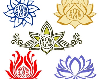 Lotus decal | Etsy