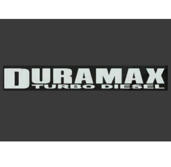 Chevy Duramax Turbo Diesel Custom Cut Vinyl Decal Window Truck