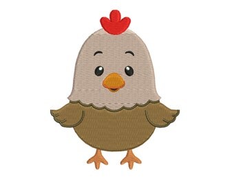 Chicken embroidery | Etsy