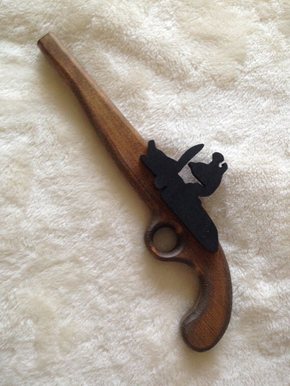 Colonial Flintlock Wooden Toy Pistol
