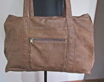 Buffalo leather bag | Etsy