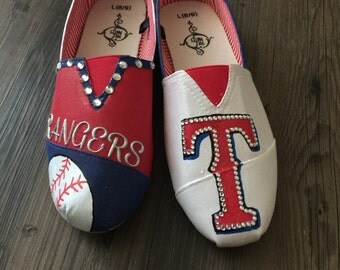 Texas rangers shoes | Etsy
