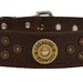 Shotgun Shell Leather Dog Collar Made In The USA highest