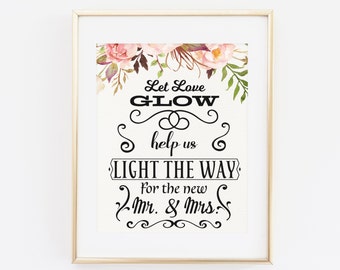 Let love glow | Etsy