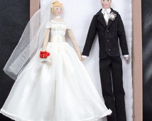 Unique bride groom dolls related items | Etsy