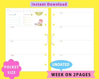 Cute filofax inserts | Etsy