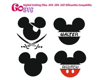 Split mickey mouse | Etsy