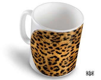 Leopard coffee mug | Etsy