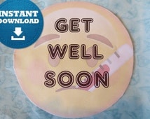 Unique emoji get well soon related items | Etsy