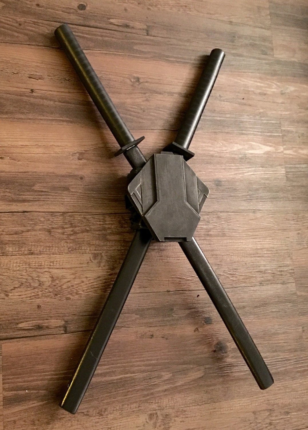 Deadpool Movie Swords & Back Scabbard 3D Printed by DeadPaulProps