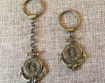 Nautical key ring | Etsy