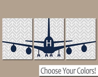 Unique airplane wall art related items | Etsy