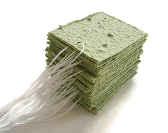 Plantable paper pressed flower art seed bombs by PulpArt on Etsy