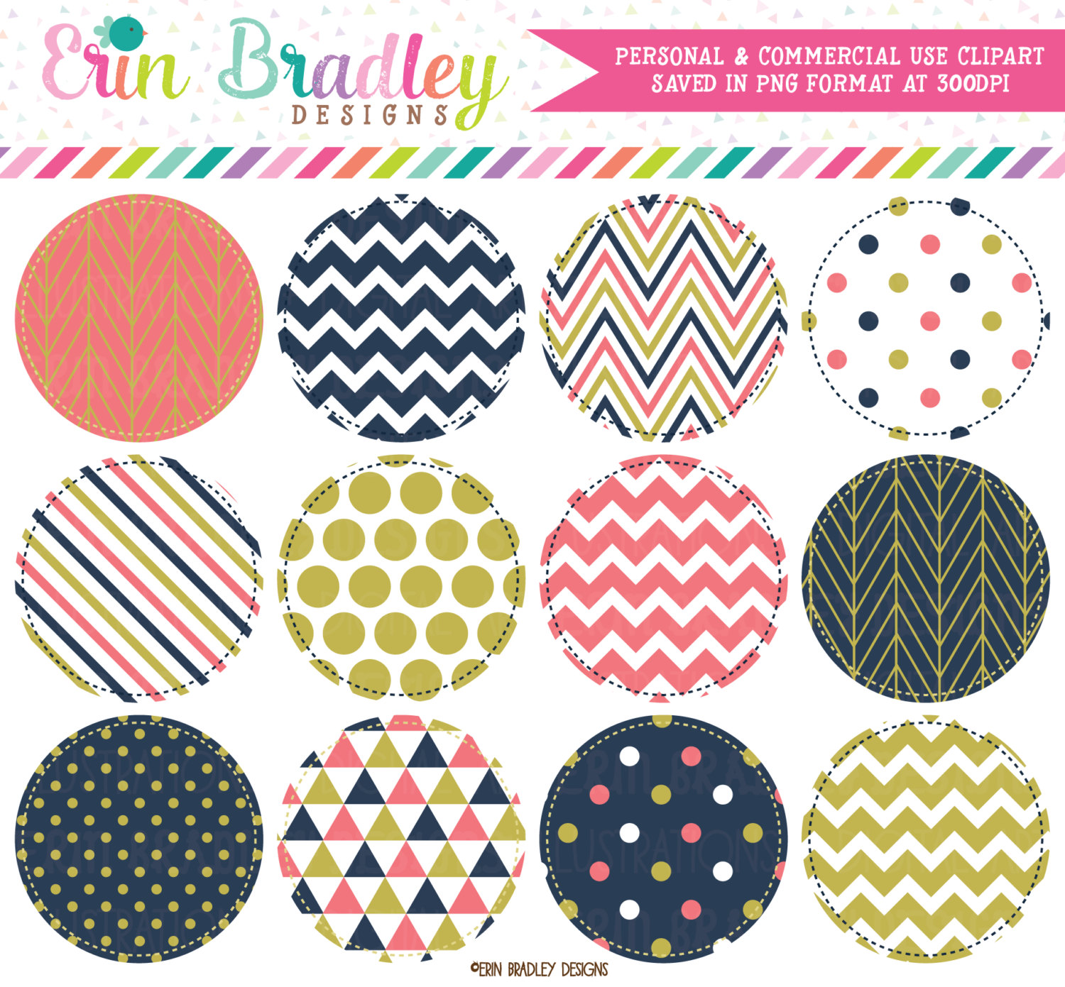 Clipart Circles Commercial Use Clip Art Frames Digital