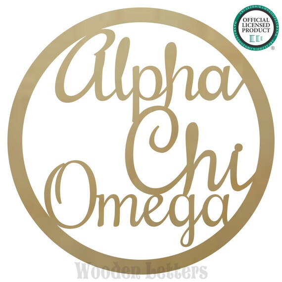 Alpha Chi Omega Wooden Sign Alpha Chi Omega Sign Chi Omega