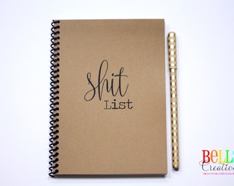 Shit list | Etsy