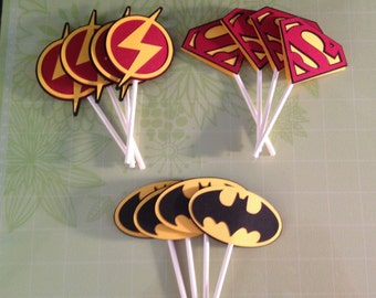 Superhero cupcake | Etsy