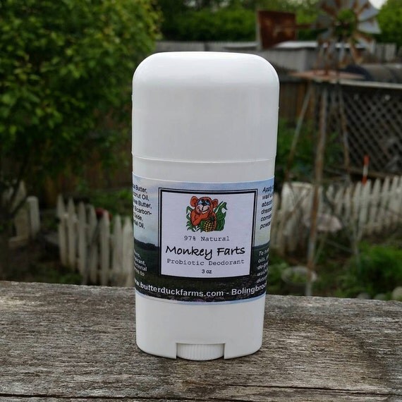 Monkey Farts Natural PROBIOTIC Deodorant Paraben & Aluminum
